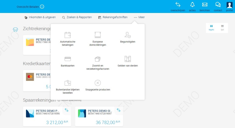 KBC Touch: online banking op je pc en tablet - KBC Bank & Verzekering